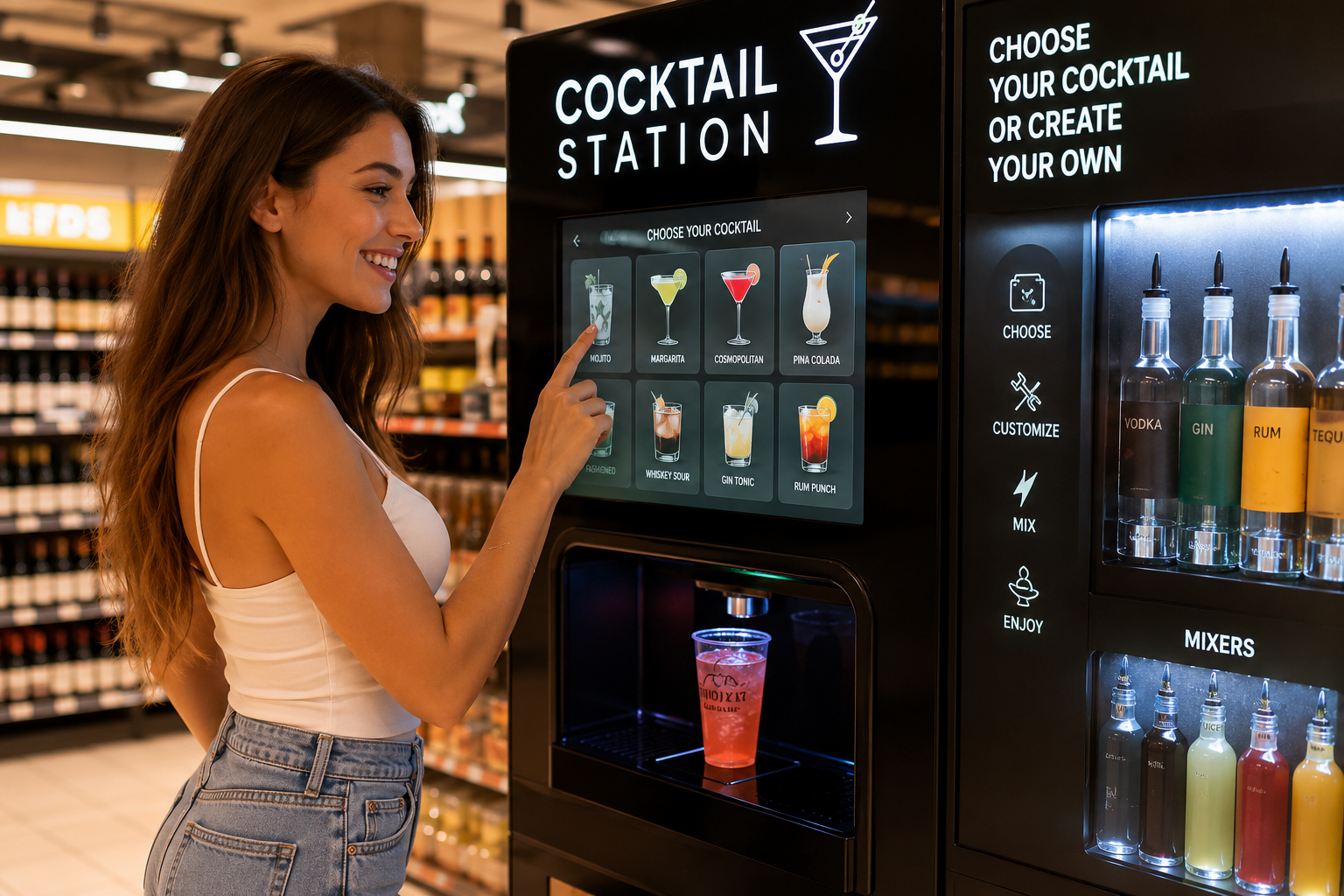 Cocktail Vending Machines in Supermarkets: The Future of Convenient ...