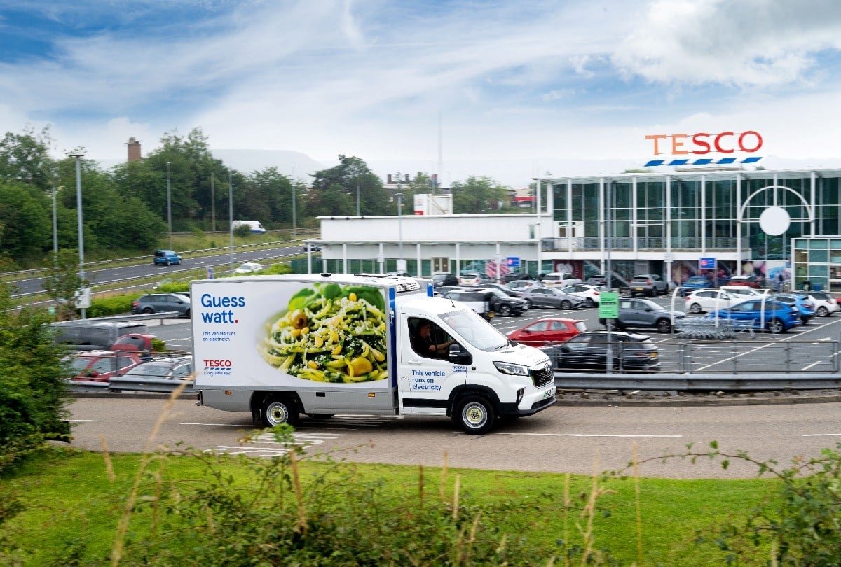 Tesco orders 750 electric delivery vans to decarbonise home delivery ...